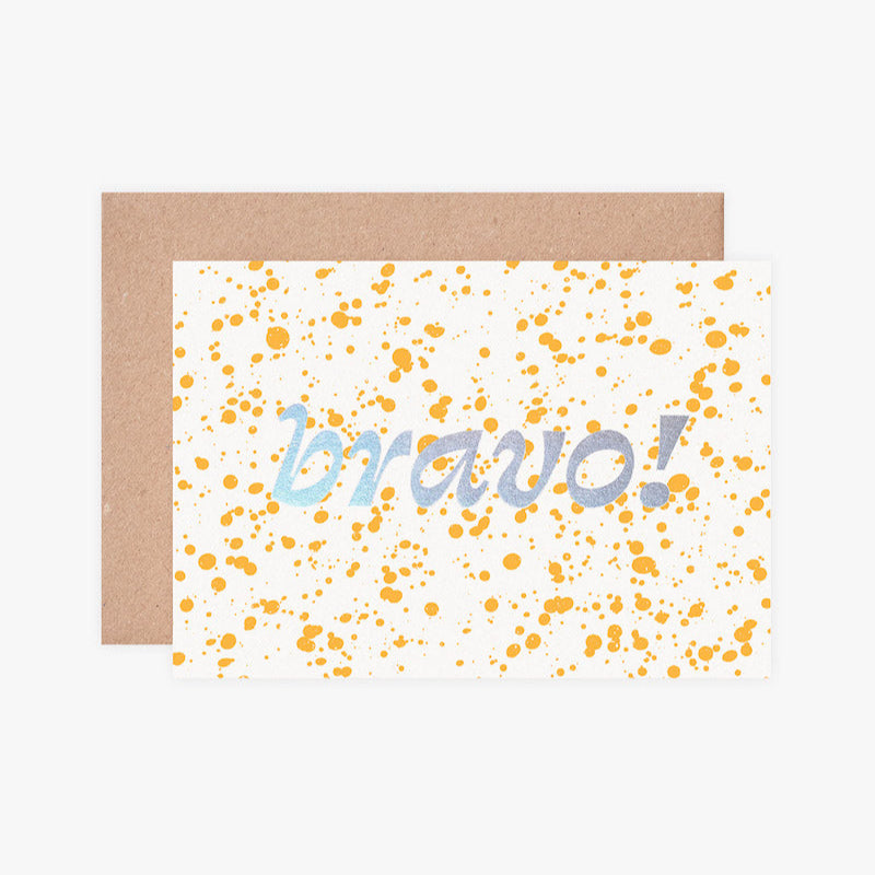 Splatterware Bravo Card – The Stationer