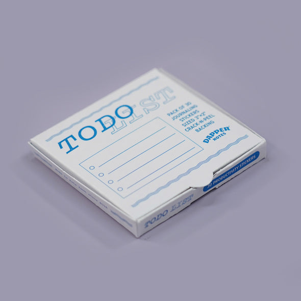Dapper Notes To Do List Stickers – The Stationer