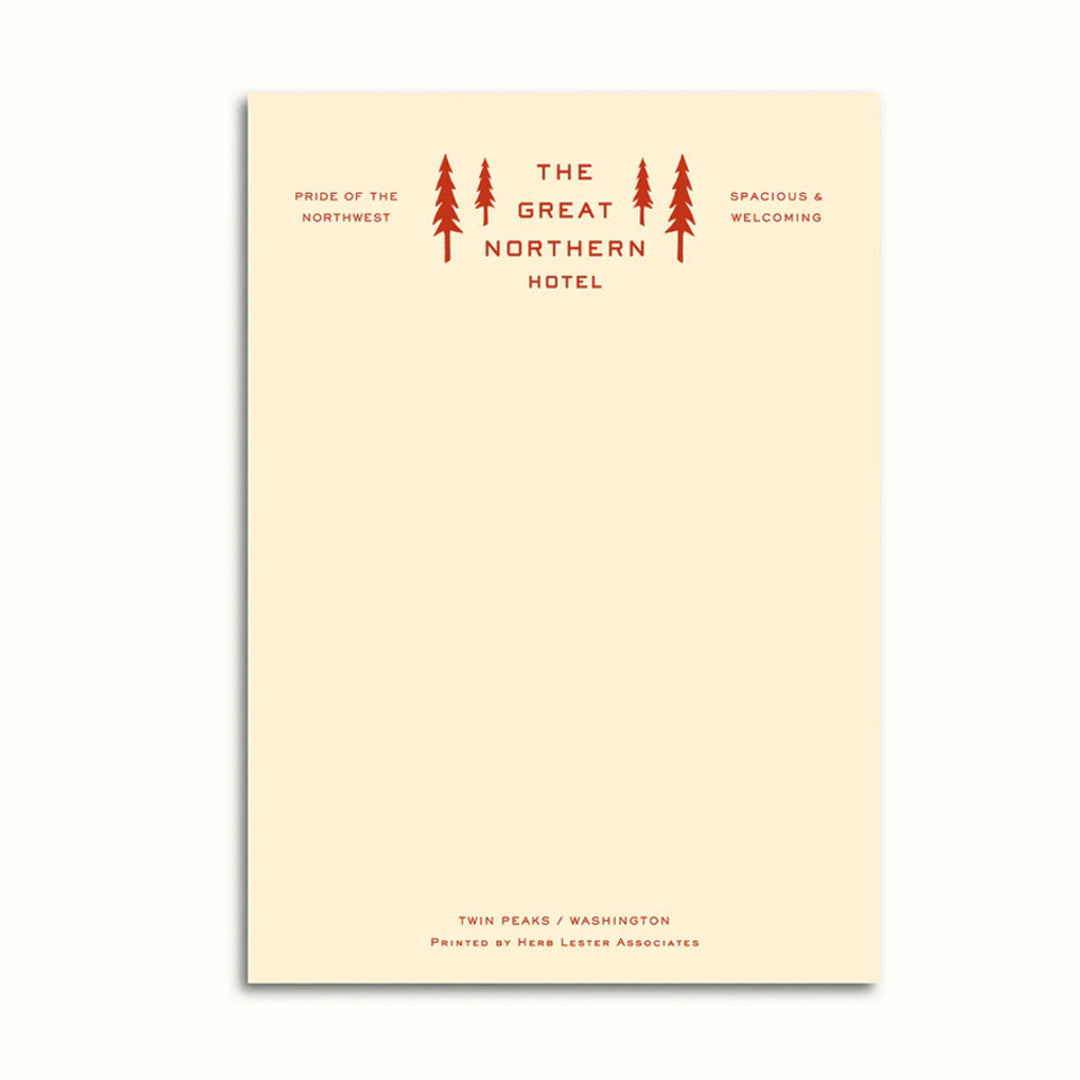Fictional Hotel Notepad: The Great Northern Hotel – The Stationer