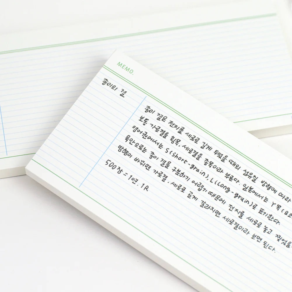 Paperian Flat Mini Notepad: Memo Line – The Stationer