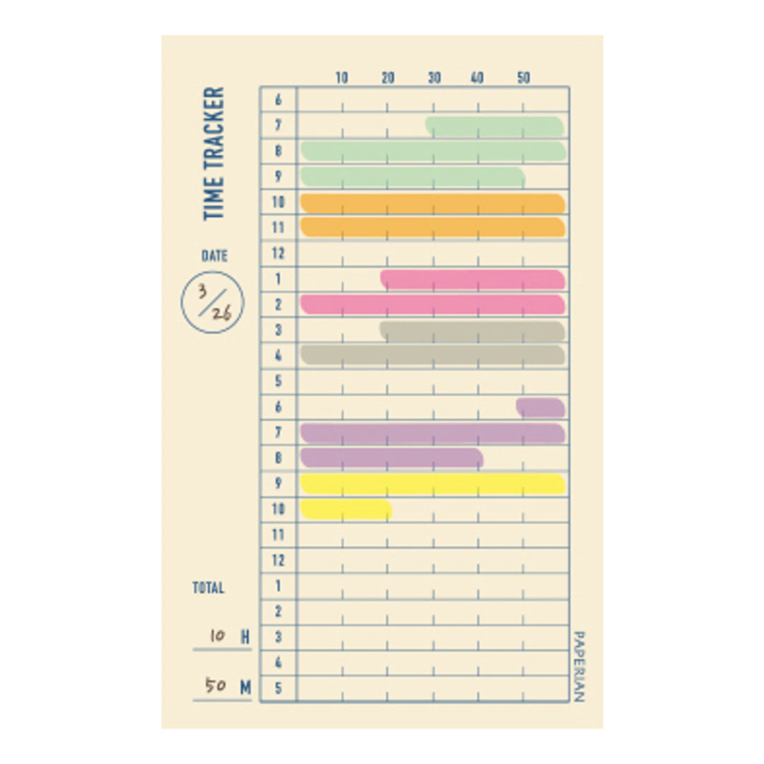 Make-a-Memo Notepad: Time Tracker – The Stationer