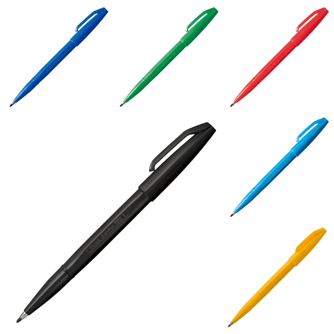 Pentel Sign Pen (various colours) – The Stationer