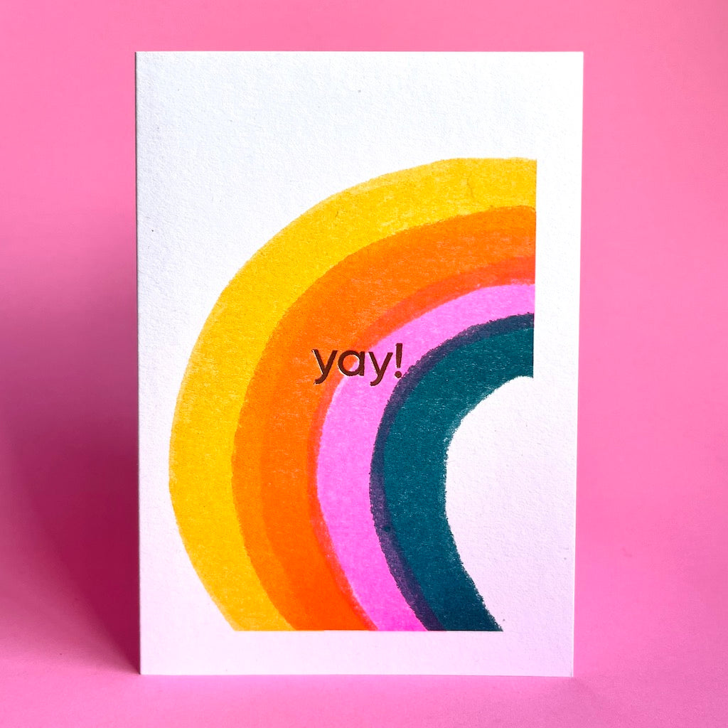 Yay! Card | Rainbow – The Stationer