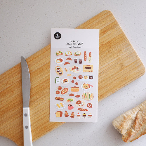 Suatelier Food Trip 7 Stickers: Cafe – The Stationer