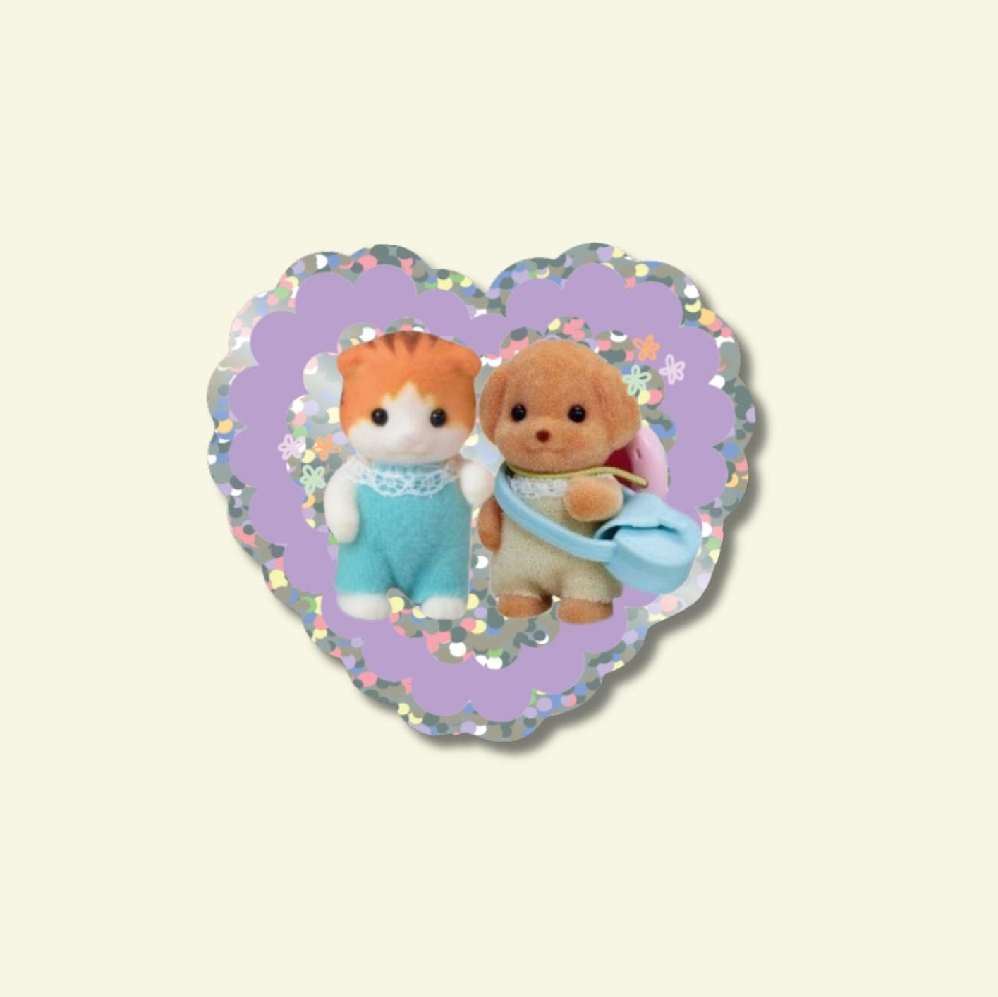 Glitter Vinyl Sticker: Best Friends – The Stationer