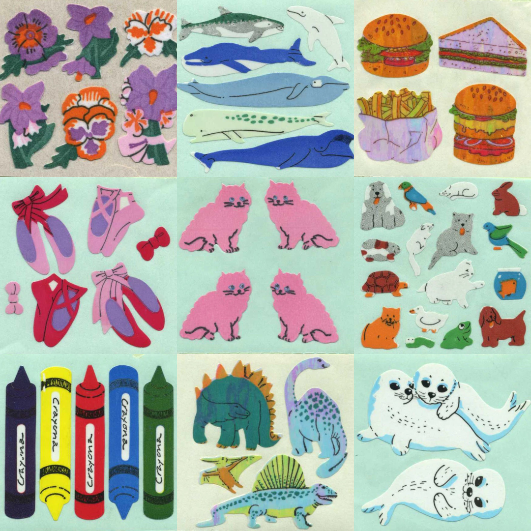 Old School Stickermagic Stickers (VARIOUS DESIGNS) – The Stationer