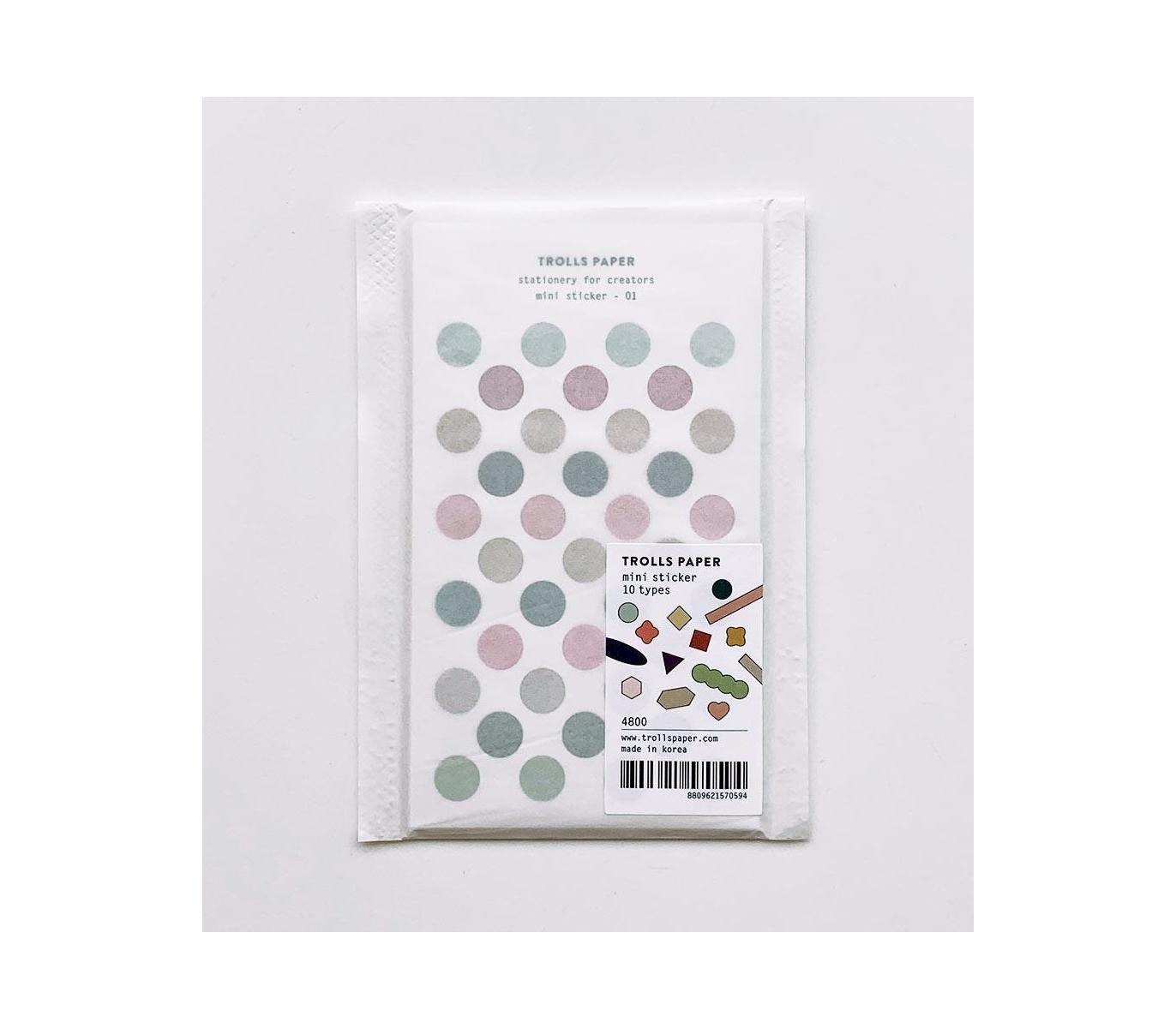 Trolls Paper Sticker Set: Mini Colour Shapes – The Stationer